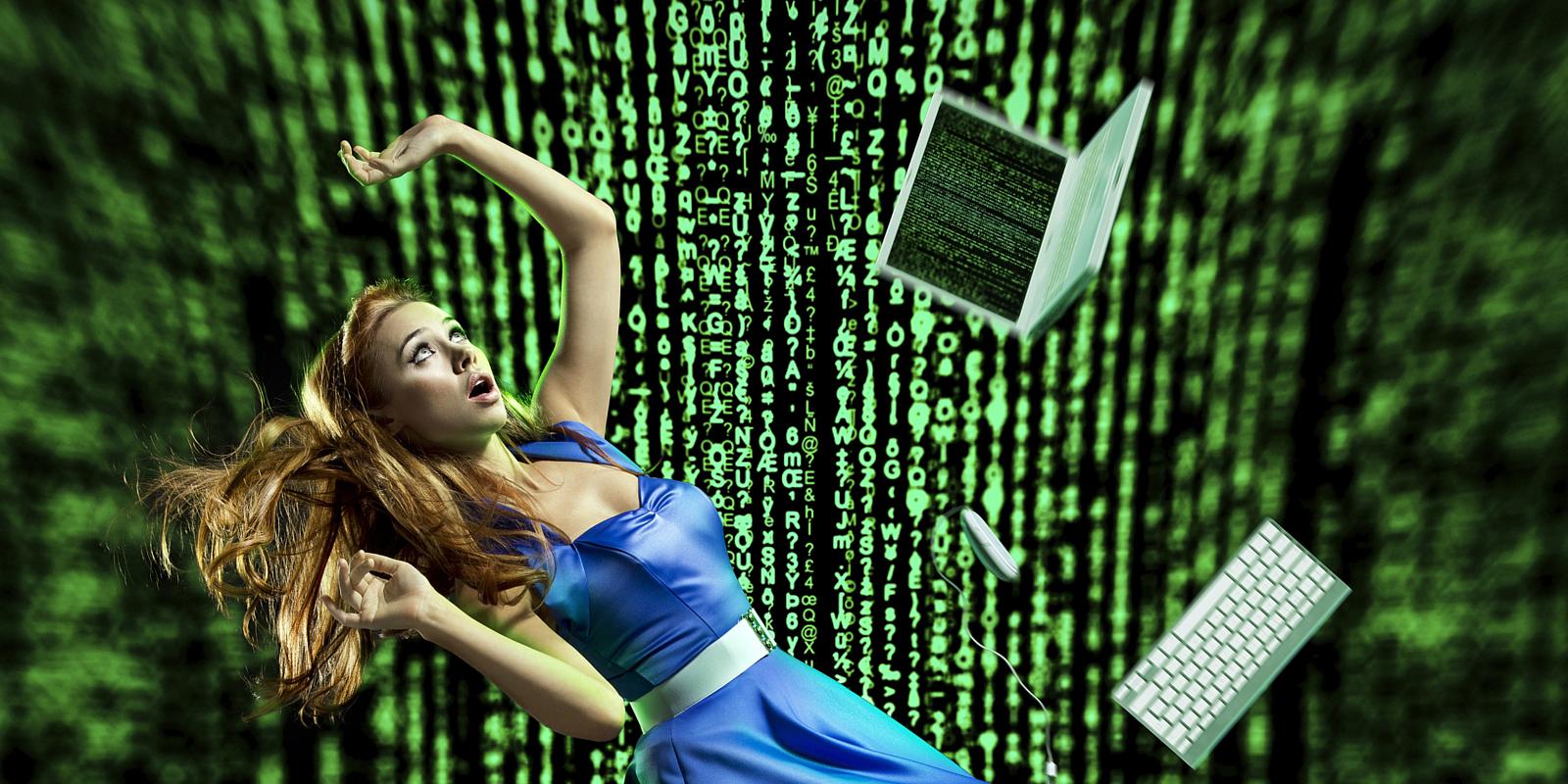 Una Healy turns into cyber Alice in Wonderland to promote online safety