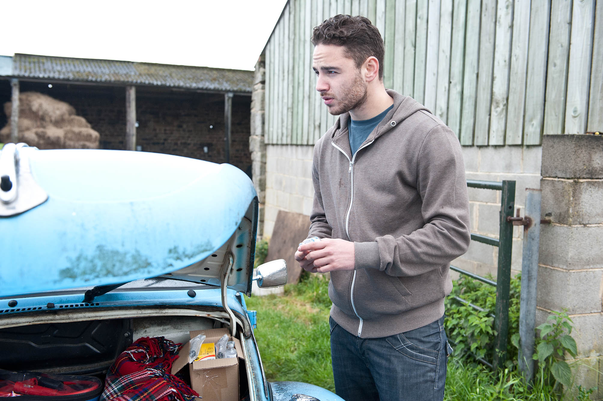 Emmerdale drugs shock for Adam Barton