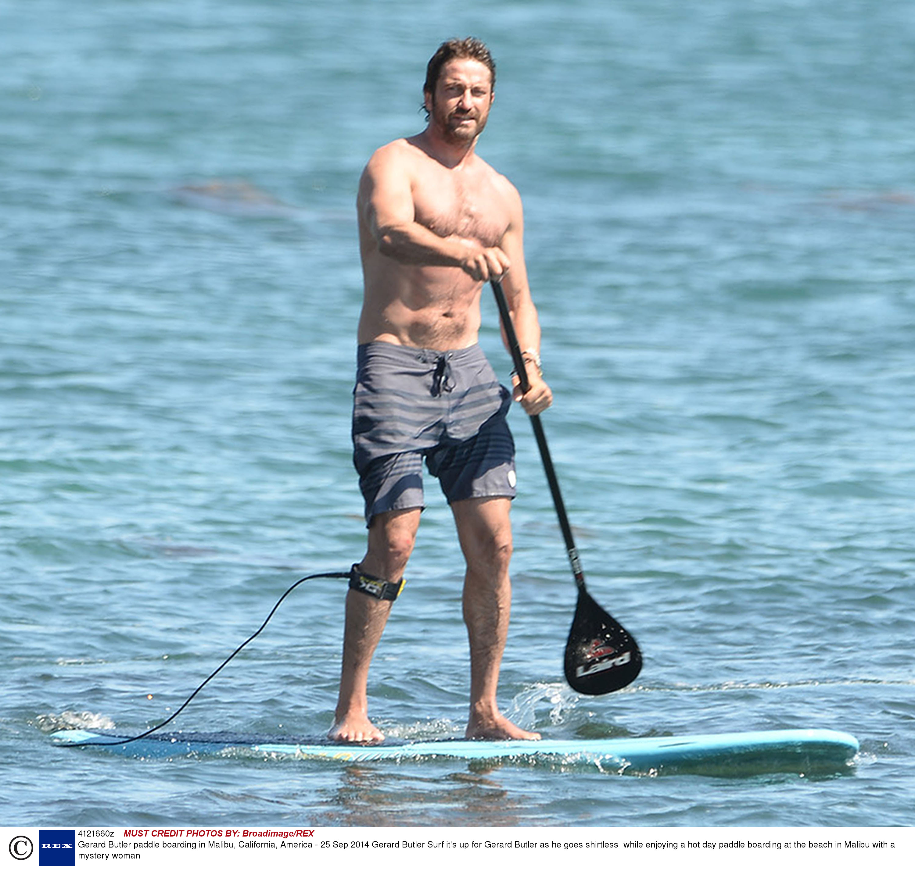 Gerard Butler Surfing