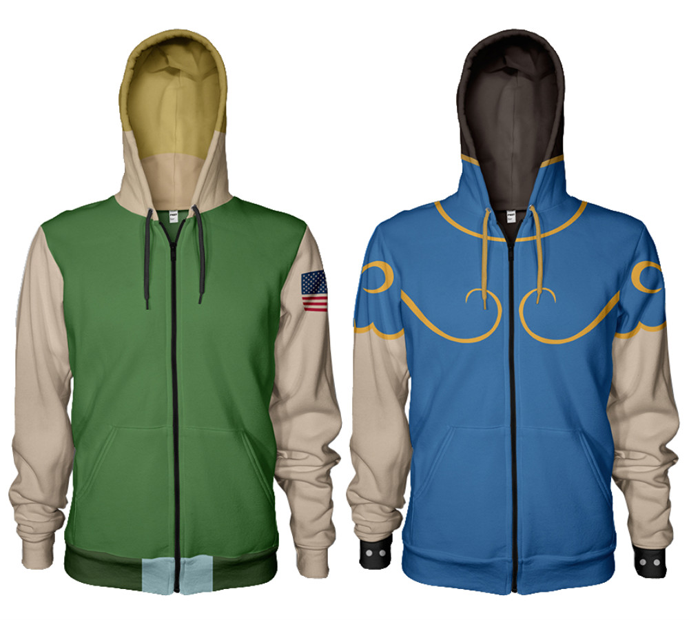These Street Fighter 5 hoodies will make you feel just like Ken and Ryu