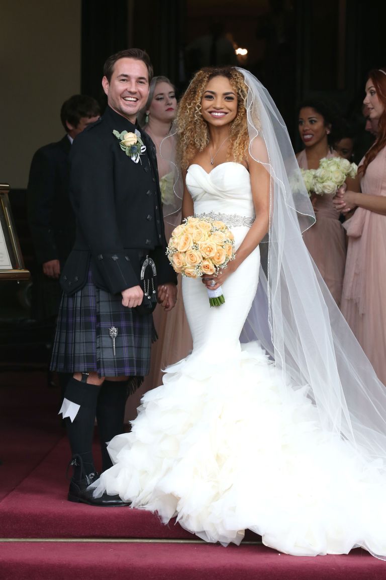 Line of Duty star Martin Compston marries girlfriend Tianna Chanel Flynn
